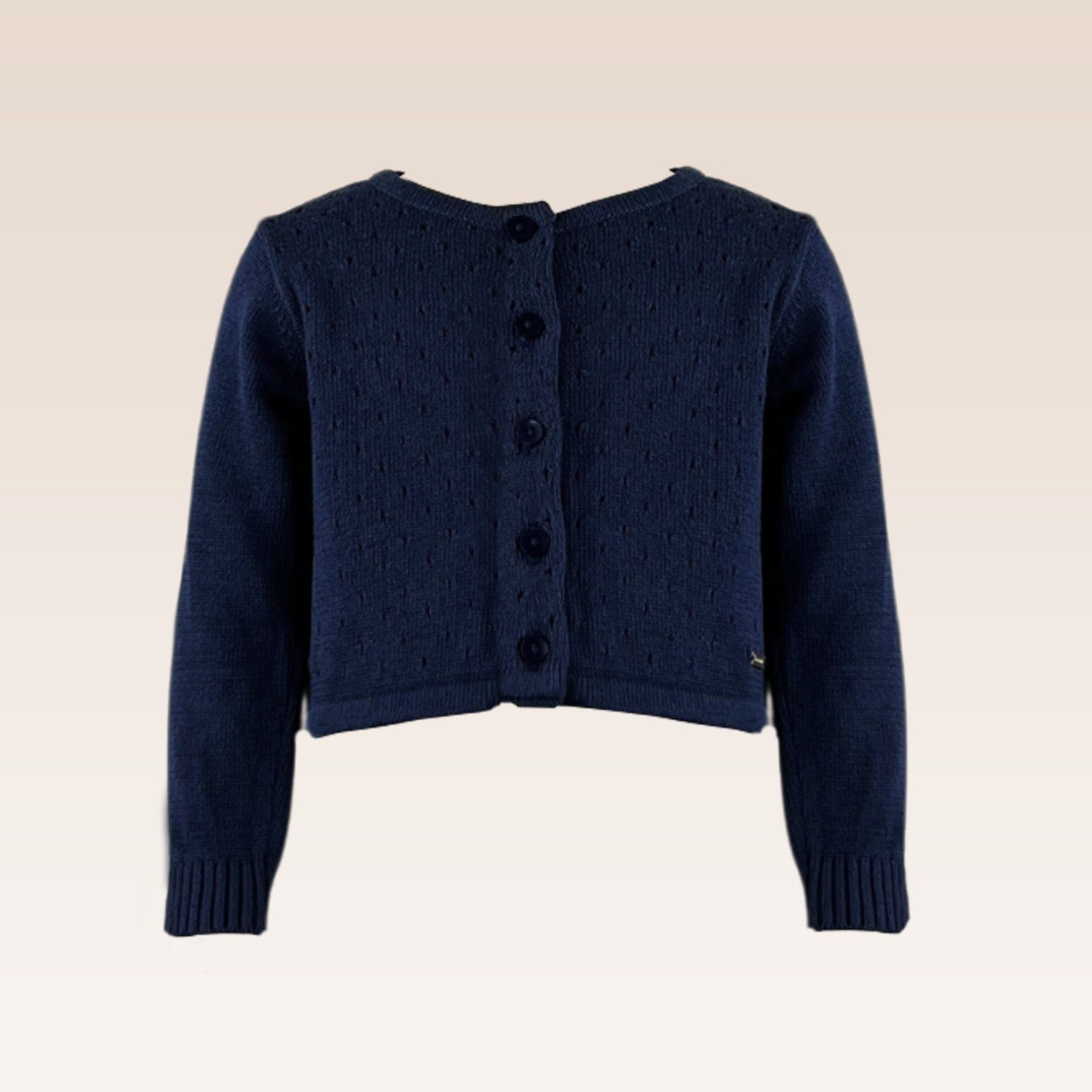 Michelle Baby Girls Navy Knitted Cardigan – Periwinkle
